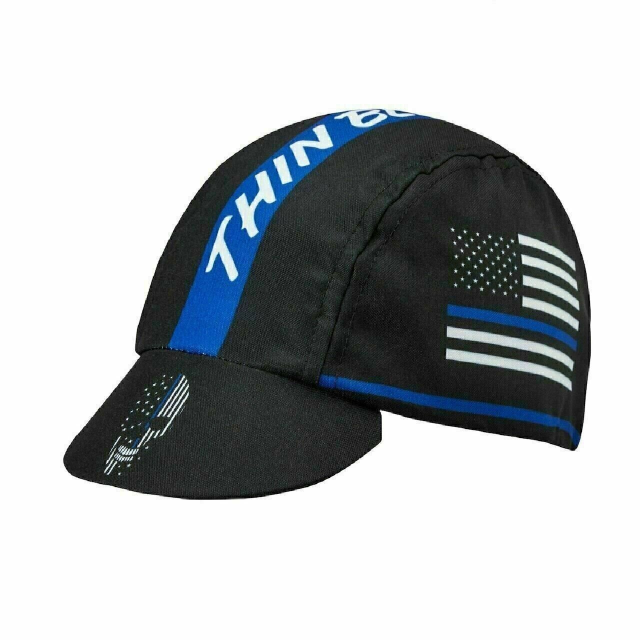 World Jerseys Thin Blue Line cycling hat Police Theme cycling cap ...