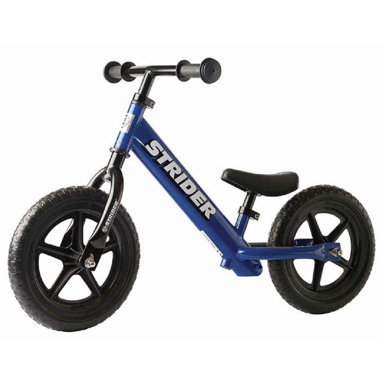 STRIDER 12 Classic Balance Bike -No-Pedal- Learn To Ride Bike Blue ...