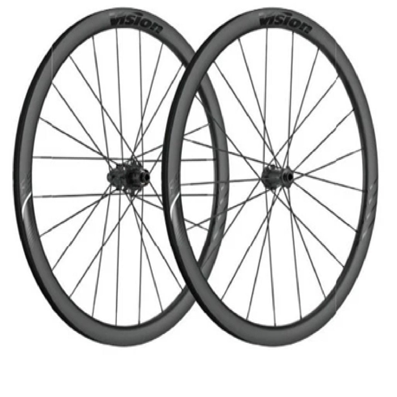 Vision Metron RS 37 Carbon Road Wheel set Disc Brake-SHM Freehub ...